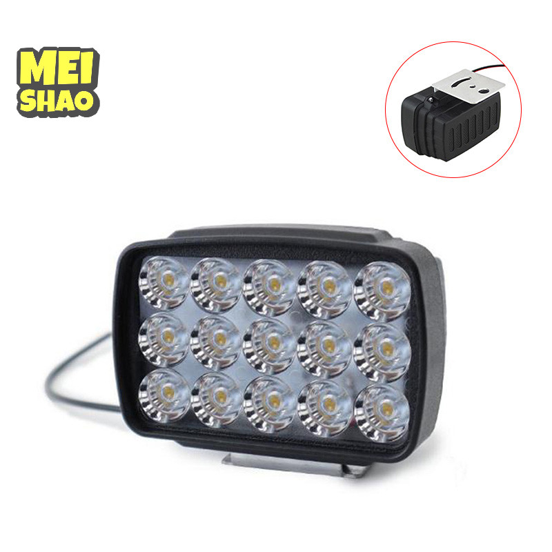 Meishao Đèn Pha Xe Máy Điểm 15 LED 1000LM Motos ATV UTV Xe Tay Ga Lighg ...