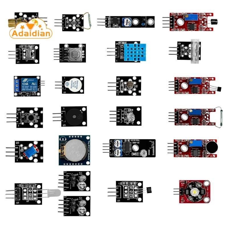 1 Bộ Cho Arduino 24 Trong 1 Cảm Biến Mô-đun Khởi Động Bộ Cho Bộ Cảm ...