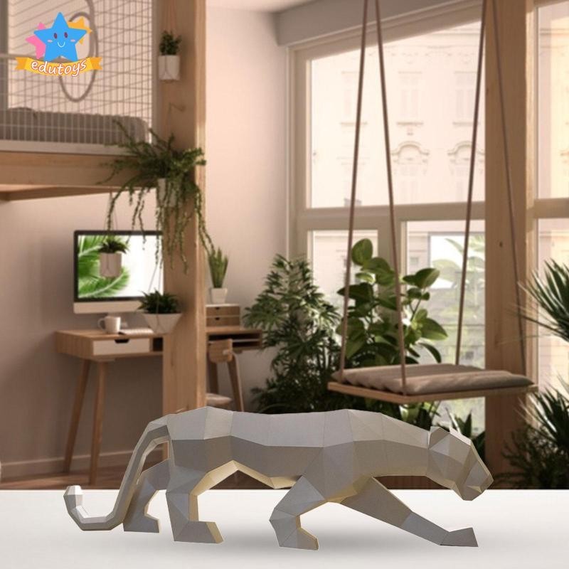 Giấy mô hình 3D Giấy điêu khắc Panther Papercraft cho phòng ngủ máy ...