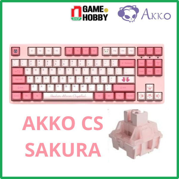 BÀN PHÍM CƠ AKKO 3087 SAILOR MOON CRYSTAL - AKKO CS SWITCH SAKURA ...