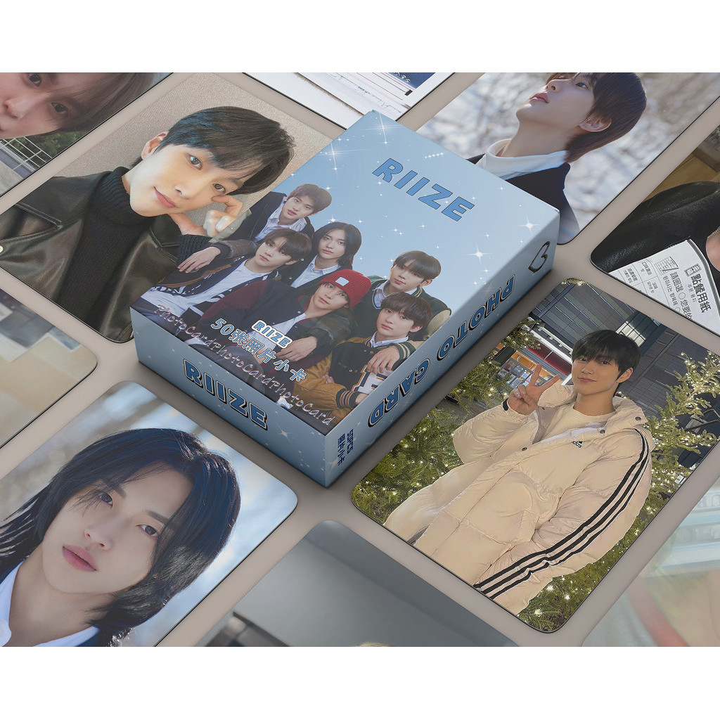 50-55pcs/box RIIZE Lomo Cards Hologram Laser Photocards SHOTARO EUNSEOK ...
