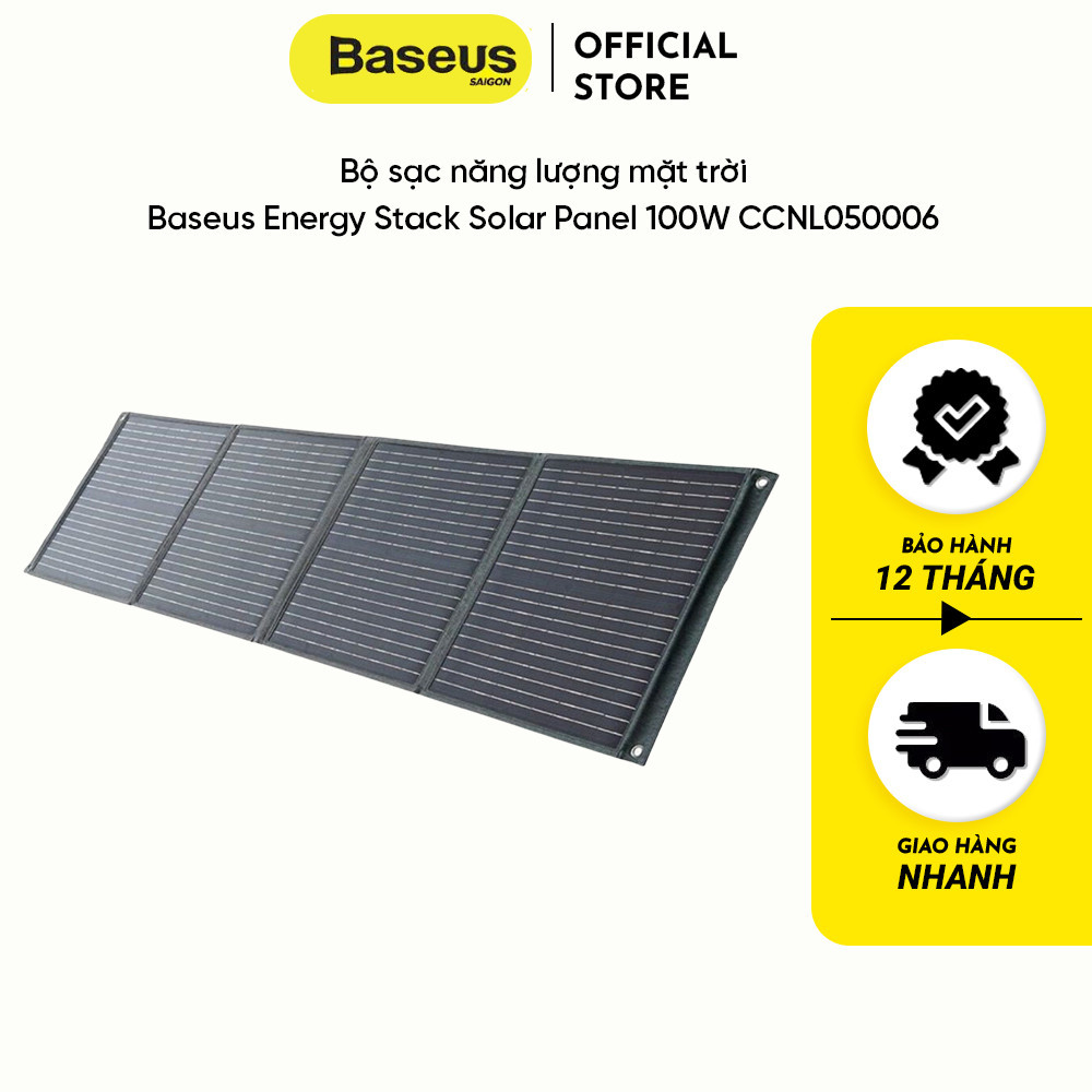 Bộ sạc năng lượng mặt trời Baseus Energy Stack Solar Panel 100W ...