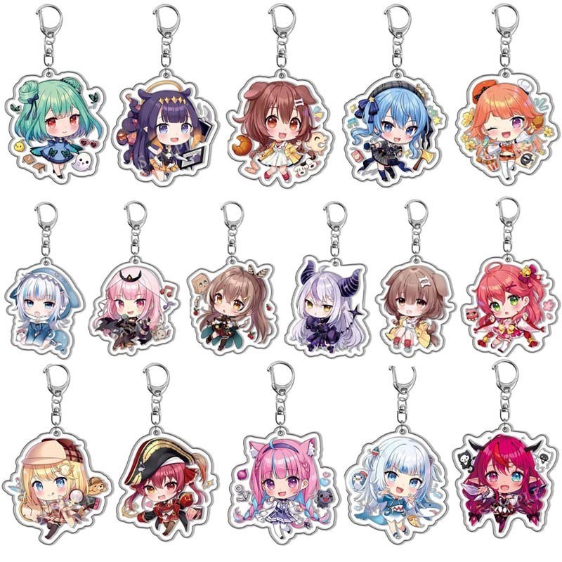 Anime HOLOLIVE Shirakami Fubuki Natsuiro Matsuri Akai Haato Ōokami Mio ...