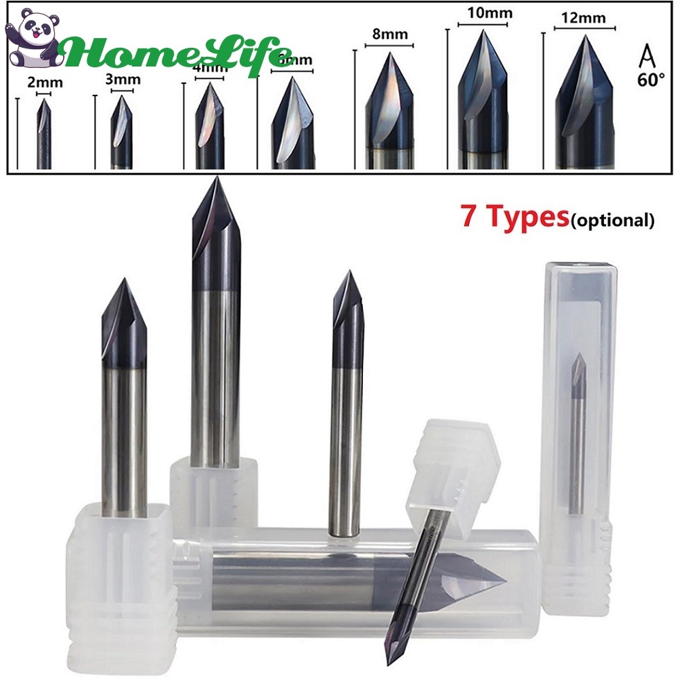 [Nevertl] 3 Dao phay vát sáo 60 độ Bộ định tuyến Bit Vonfram Chamfer | Shopee Việt Nam