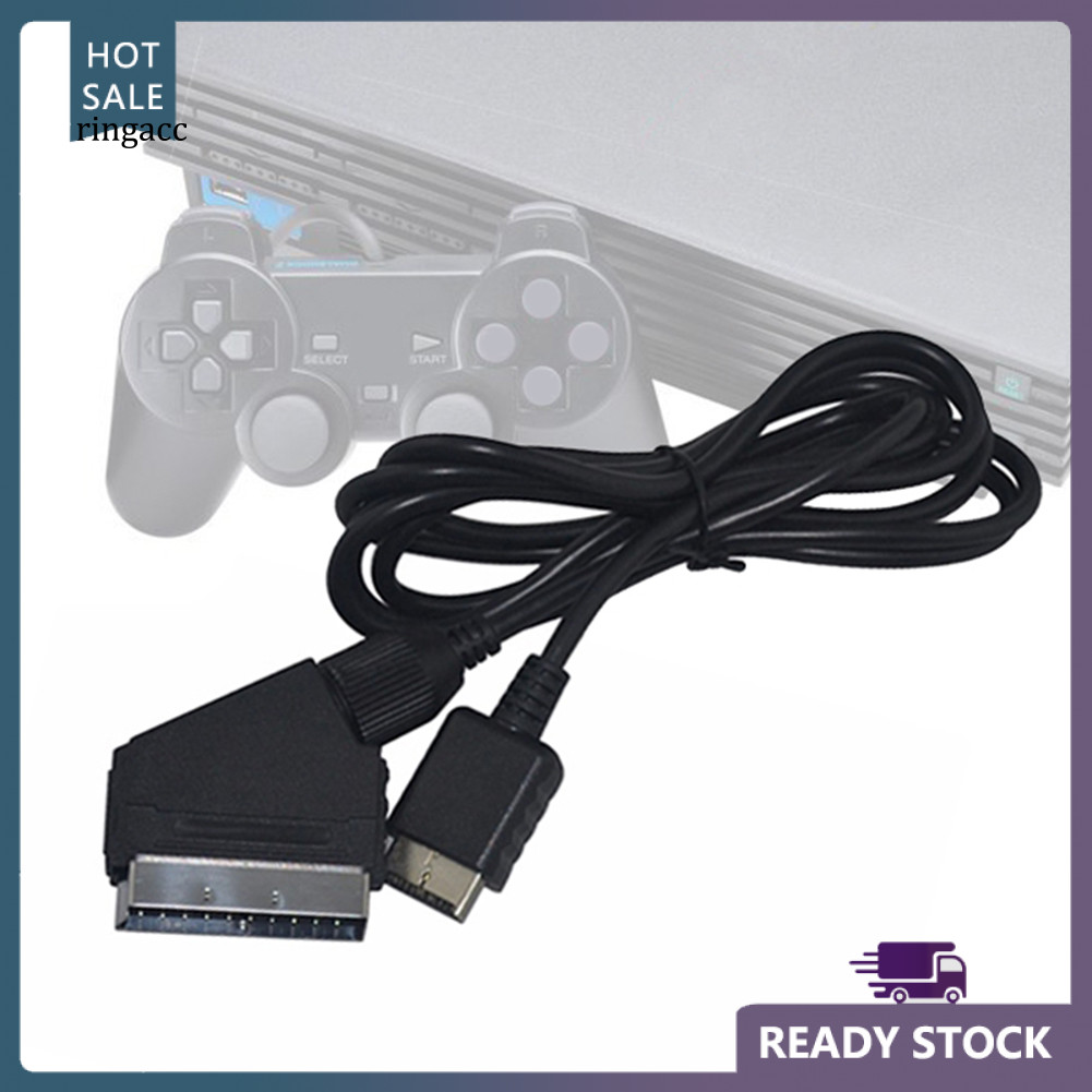 Cáp kết nối thay thế RGA 18m RGB Scart TV AV cho Sony Playstation PS2 3 ...