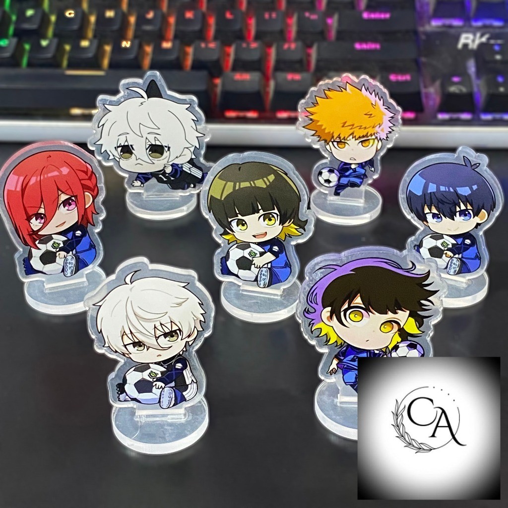 Mô hình Blue Lock standee mica Nhân Vật Anime Nhật Bản Bachira Nagi Reo ...
