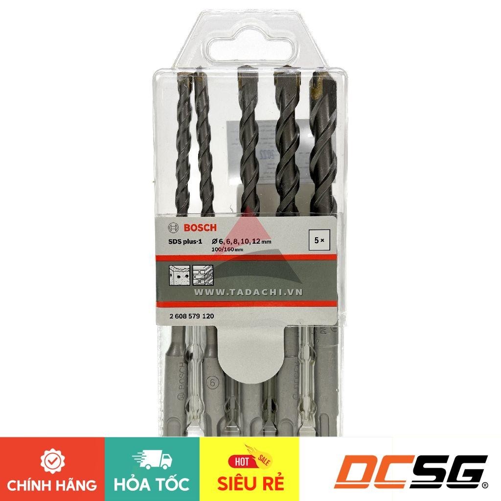 Bộ mũi khoan bê tông SDS-Plus-1 (6-6-8-10-12x160mm) Bosch 2608579120 ...