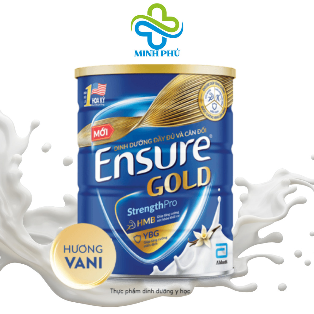 Sữa Ensure Gold bột có HMB YBG 800g Vani, ít ngọt - Hàng chính hãng | Shopee Việt Nam