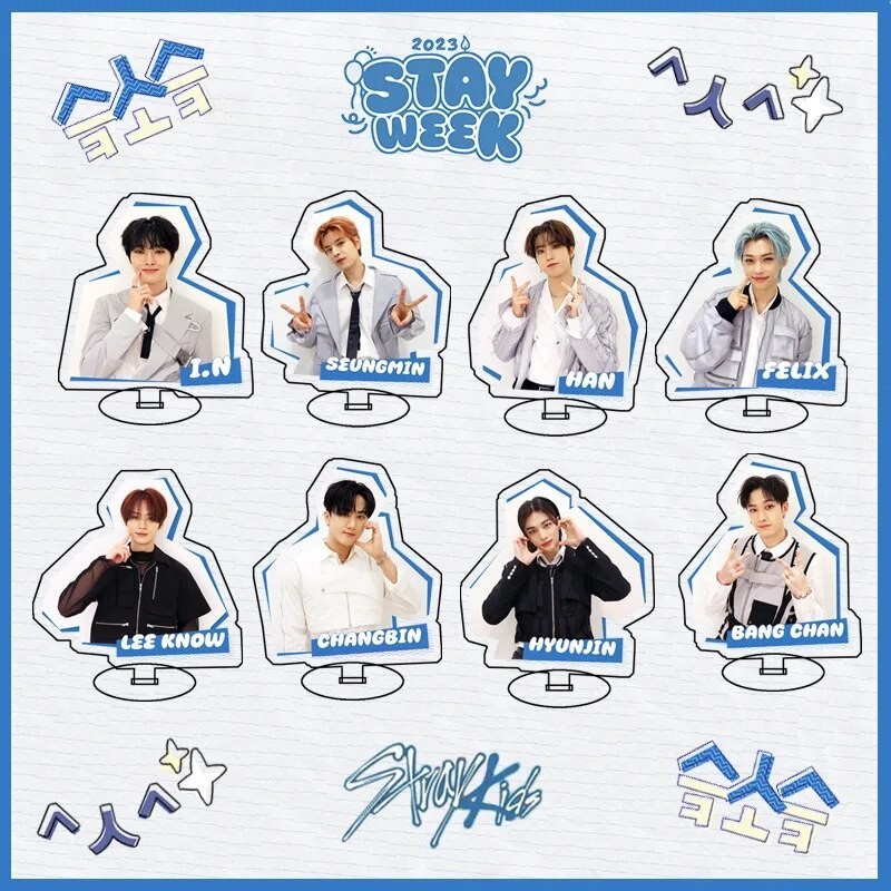 Mô hình Standee Kpop Idol Standee Stray Kids New Acrylic Transparent ...