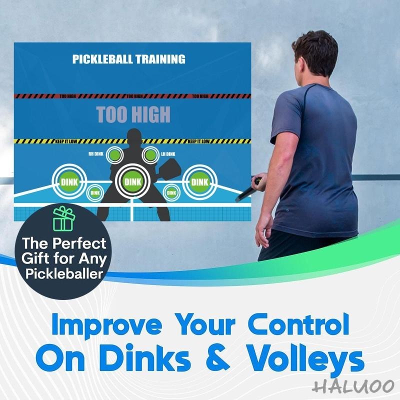 Pickleball Practice Rebounder Aid Pickleball Training Poster Mat ...