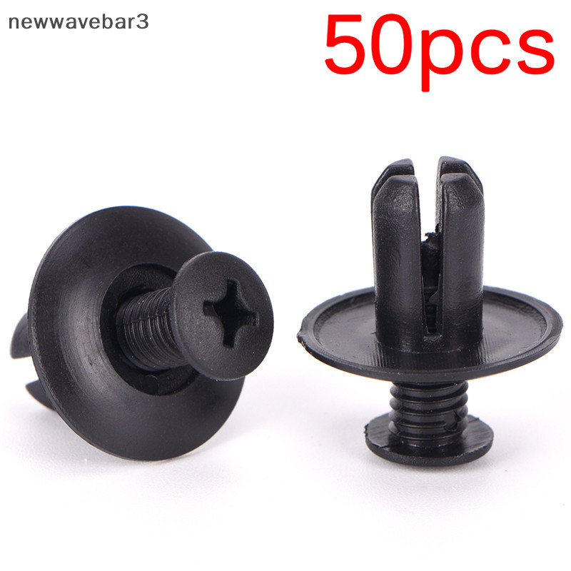 {New} 50 chiếc 8mm Auto Car Bumper Fender Retainer Push Black Plastic ...