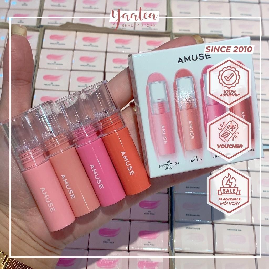 Set Son Amuse Mini Jel-Fit Tint 1.3g | Shopee Việt Nam