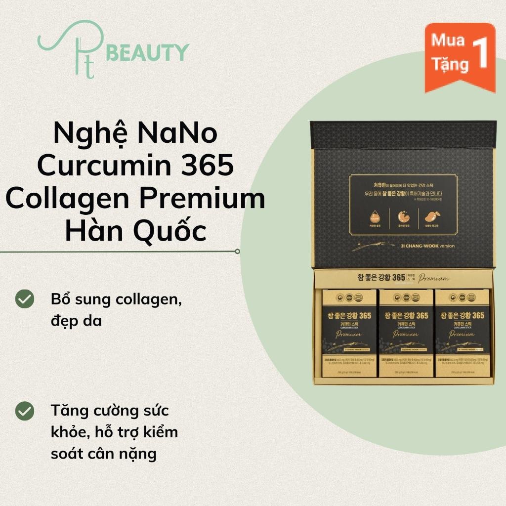 Date T8/2025 - Thạch Nghệ NaNo Curcumin 365 Collagen Premium Hàn Quốc | Shopee Việt Nam
