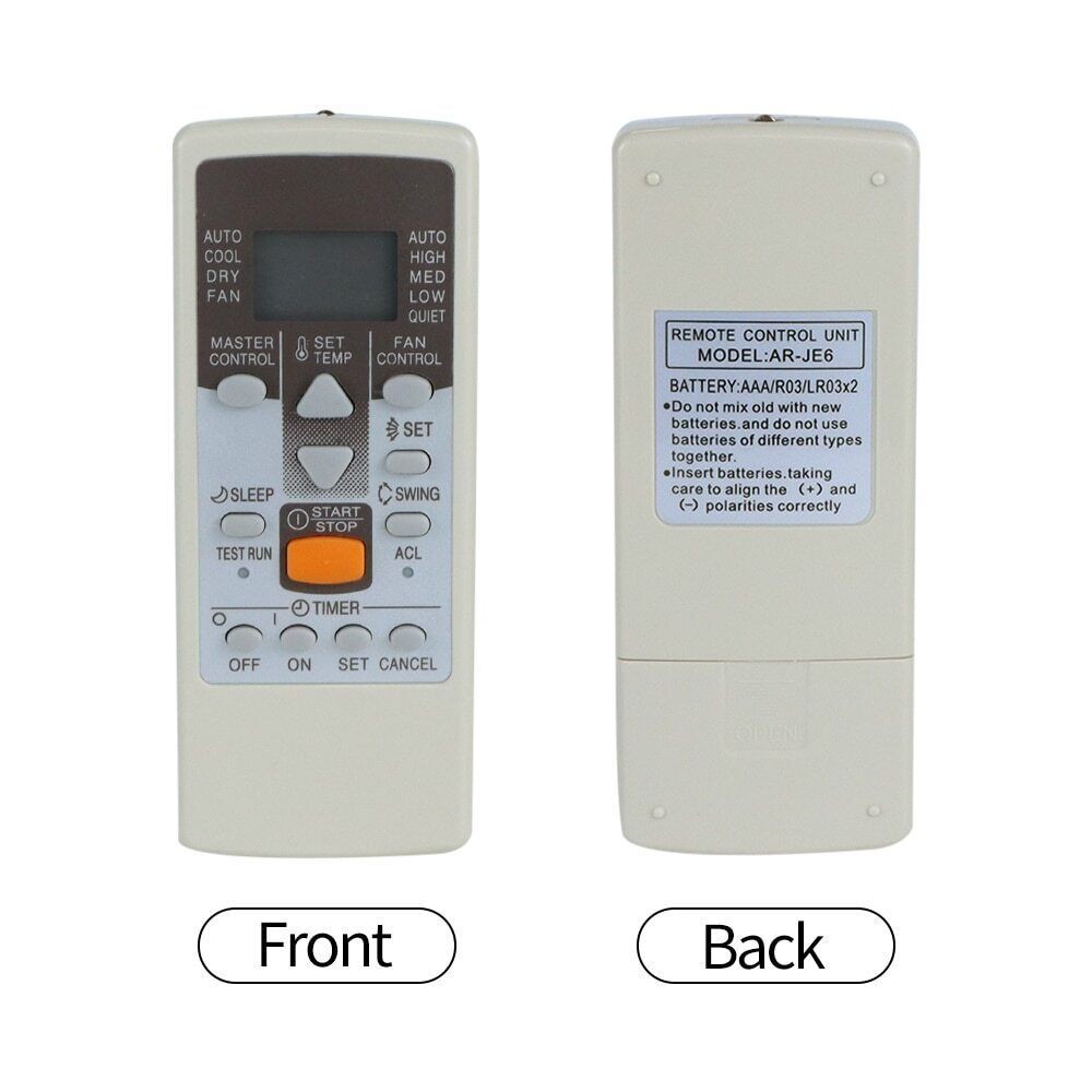 AR-JE6 Mới Dành Cho FUJITSU Điều Khiển Từ Xa AC Tổng Hợp AR-JE4 AR-JE10 ...