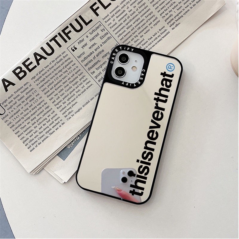 Casetify X This Is Never That PC Sliver Mirror Hard iPhone Case cho ...