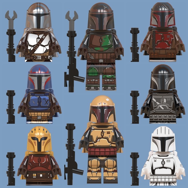 Tương thích Bộ phim truyền hình và phim mới nhất The Mandalorian Mini Hình Khối xây dựng Đồ chơi ...