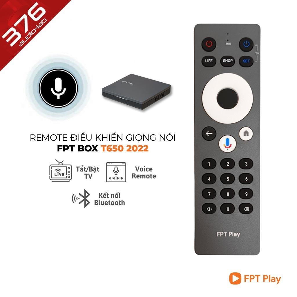 [LOẠI XỊN] Remote Điều Khiển Giọng Nói FPT Play Box T650 - 2022 - Giá ...