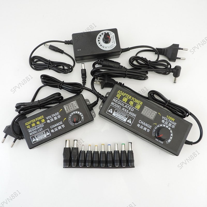 Bộ chuyển đổi nguồn điện có thể điều chỉnh AC sang DC 3V 12V 5V 6V 8v 18v 24V 9V 24V 1A 2A 3A ...
