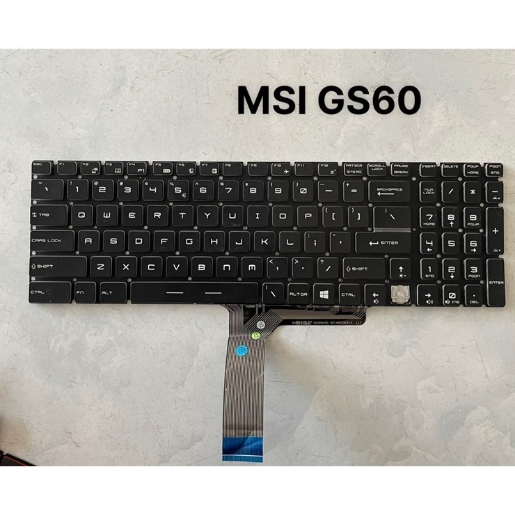Phím lẻ Xương phím nút phím cho các dòng laptop MSI GS60,GL62 GL72 GL65 ...