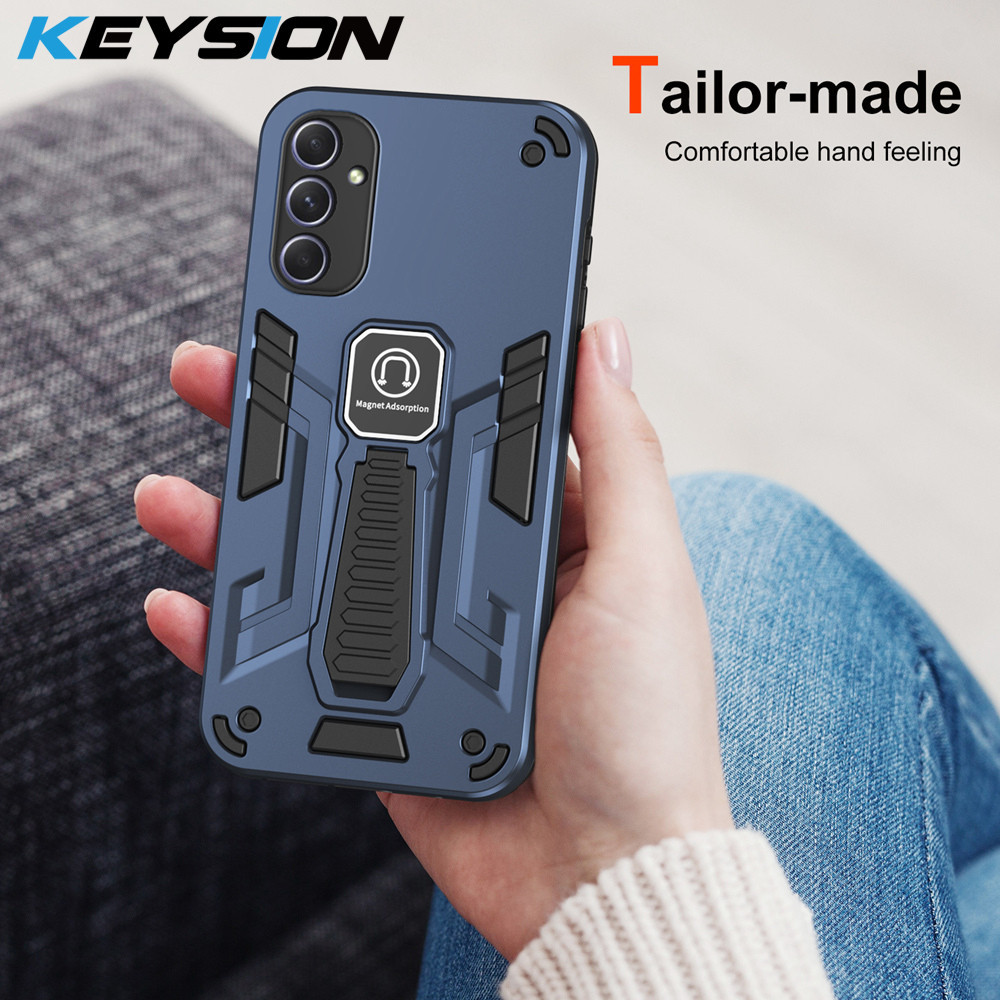 Ốp Lưng Chống Sốc KEYSION Cho Samsung A25 5G A15 A54 A34 A24 A14 LTE A13 4G Chân Đế Điện Thoại ...