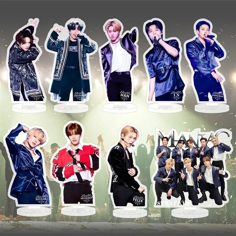 Mô hình Standee Kpop Idol Standee StrayKids MANIAC Album Acrylic xbcx ...