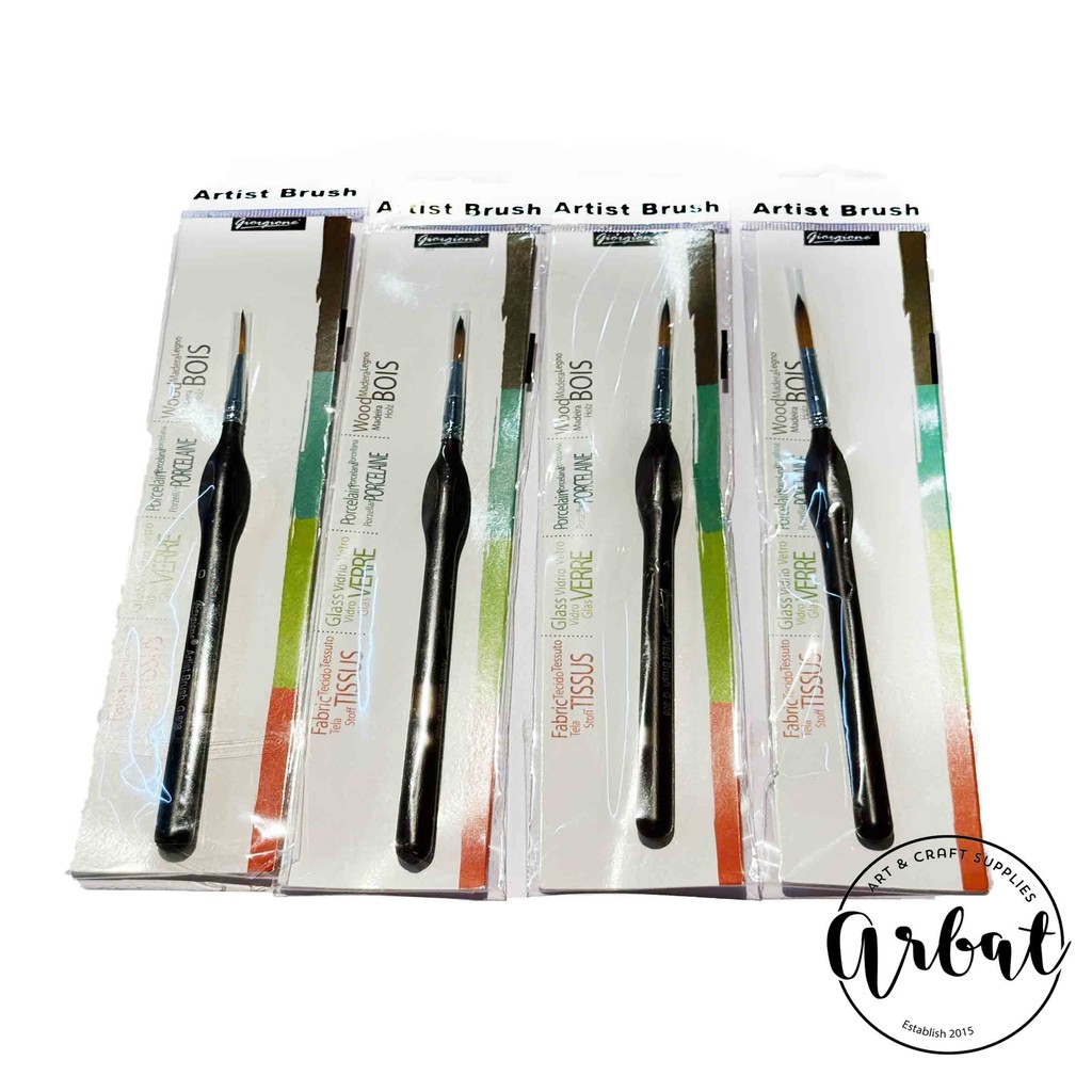 [ARBAT] Cọ Tỉa Đầu Nhọn Thân Gỗ Giorgione | Shopee Việt Nam