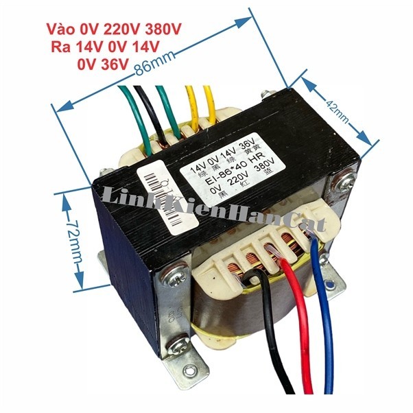Biến Áp Nguồn Vào 0 220V 380V Ra 14V 0V 14V - 36V (Cái) | Shopee Việt Nam