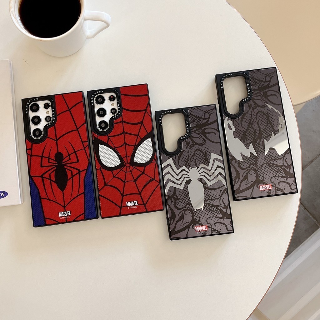 Ốp điện thoại cứng gương nhện Venom Mirror cho Samsung Galaxy S22 S23 ...