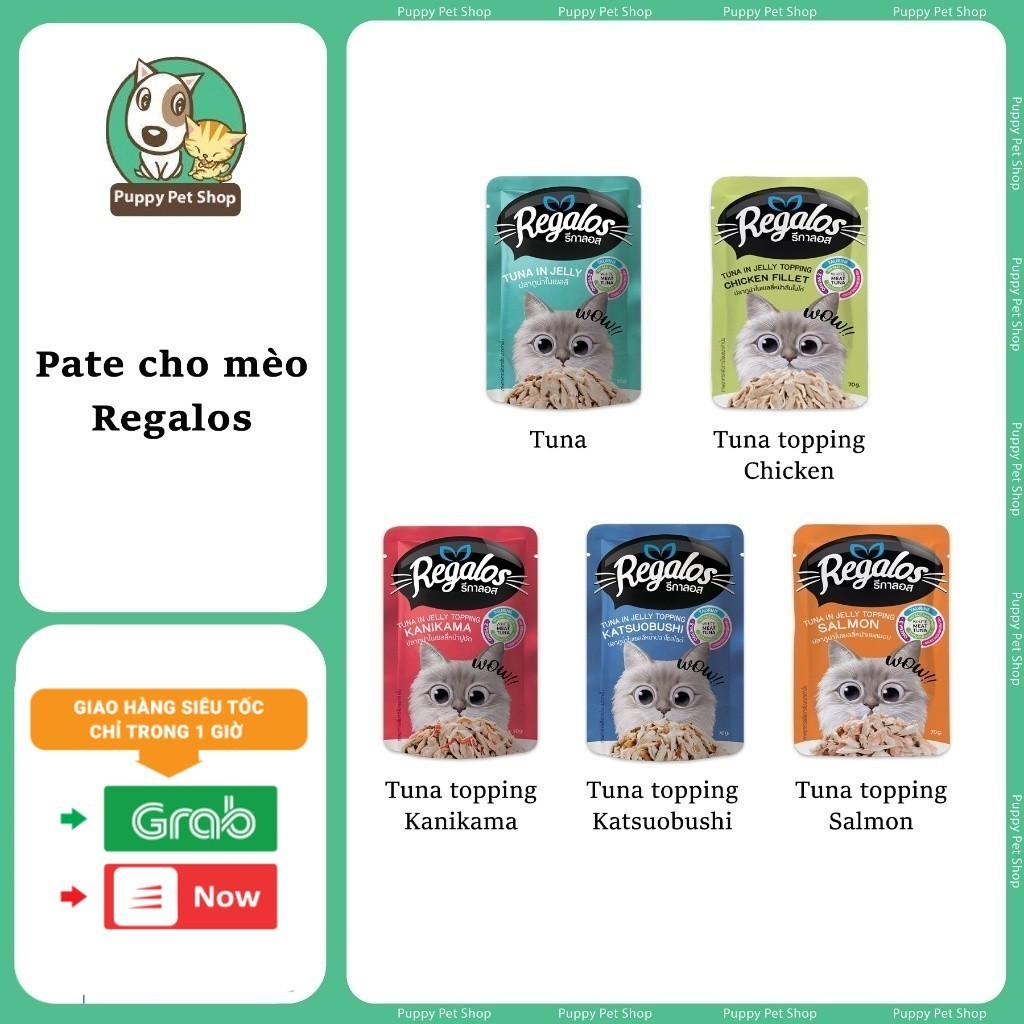 Pate cho Mèo Regalos nhập khẩu Thái Lan | Shopee Việt Nam