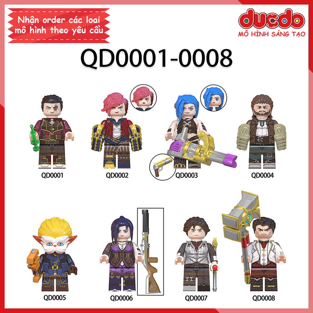 Minifigures nhân vật Liên Minh Huyền Thoại - Đồ chơi Lắp ghép Xếp hình ...