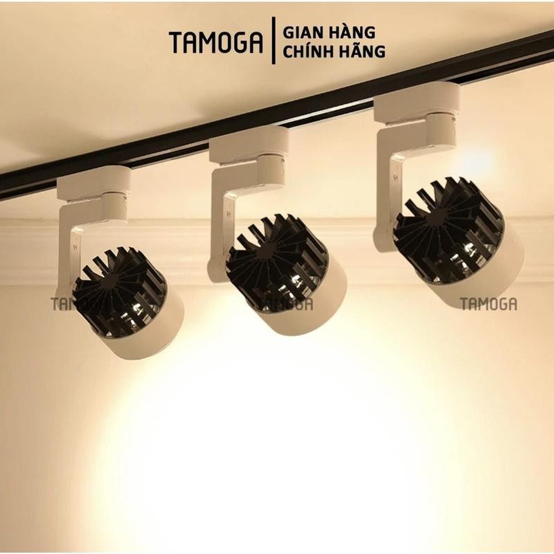 COMBO 3 Đèn rọi ray COB và 1 Thanh ray 1 mét DR 03 Công suất 20W TAMOGA ...