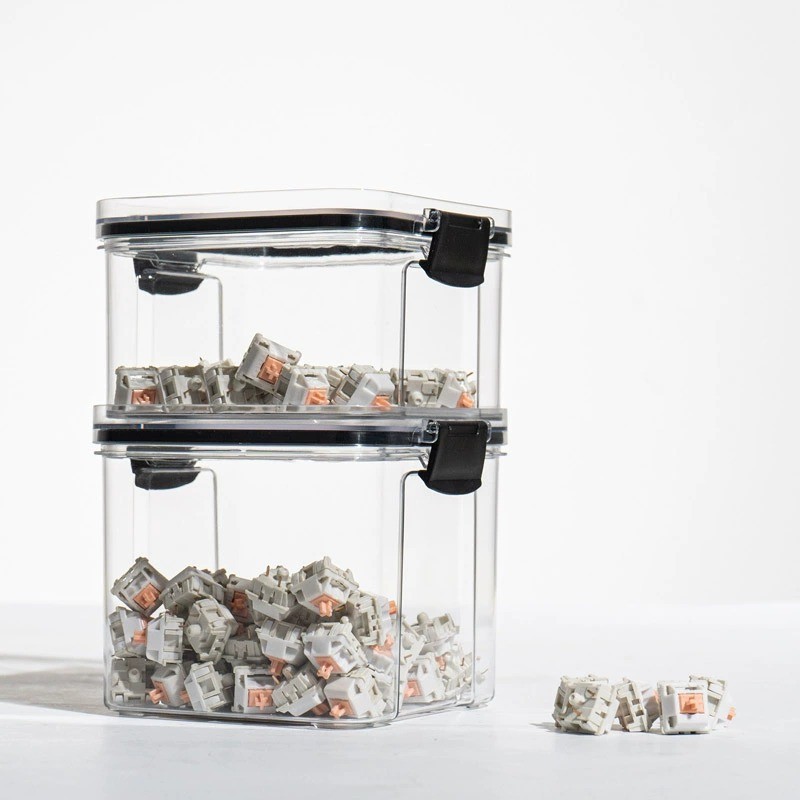 Yongqiu Clear Switch / Keycap Hộp lưu trữ Hộp trưng bày cho bàn phím cơ ...