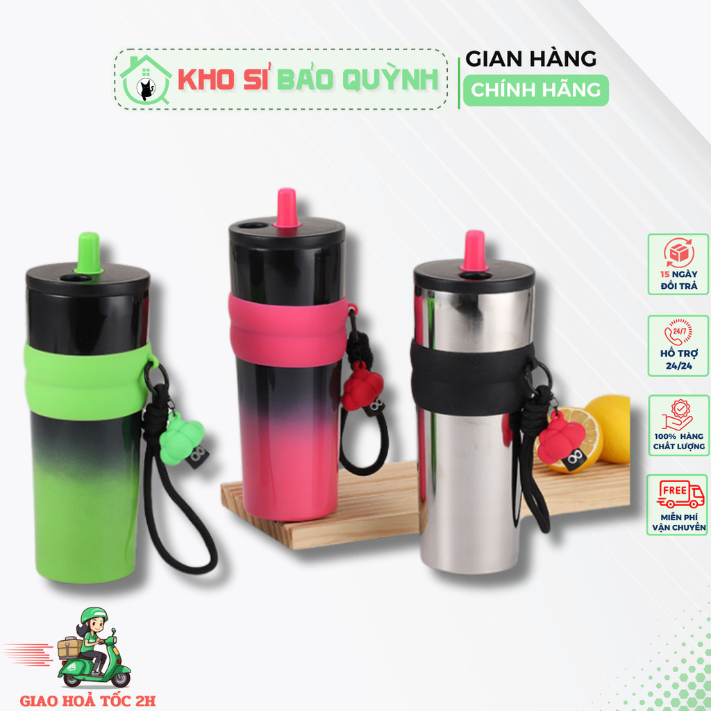 Ly Giữ Nhiệt Inox 316 Cao Cấp Charm Hoa 710ml - Ly Giữ Nhiệt Happy Makers Cups 710ml - Bình Nước ...
