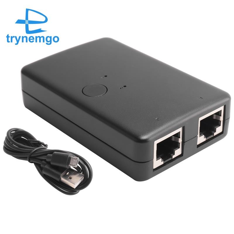 Mini 2 Cổng Rj45 Lan Hub Network Switch Box Máy Tính Ethernet Internet ...