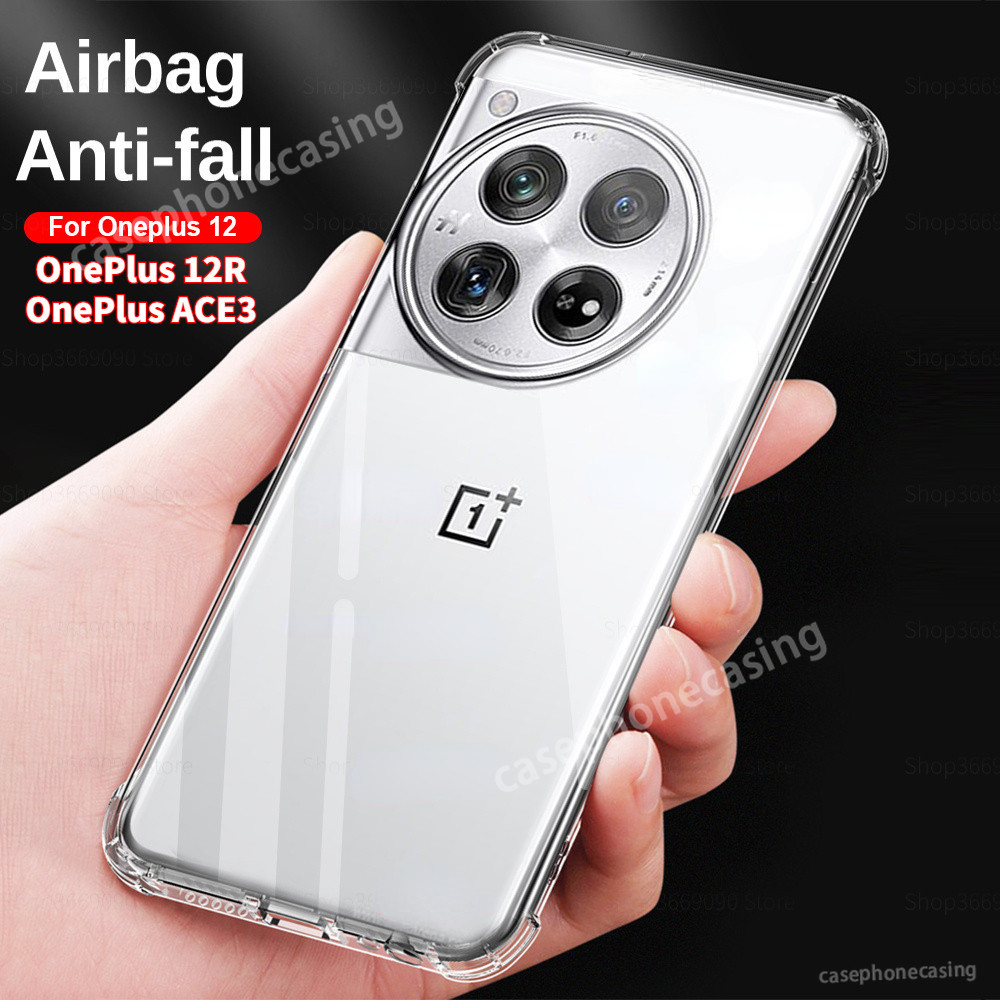 Ốp lưng OnePlus 12 11 12R 11R ACE 2 3 ACE2 Pro ACE3 5G 2024 Ốp điện thoại trong suốt Túi khí ...