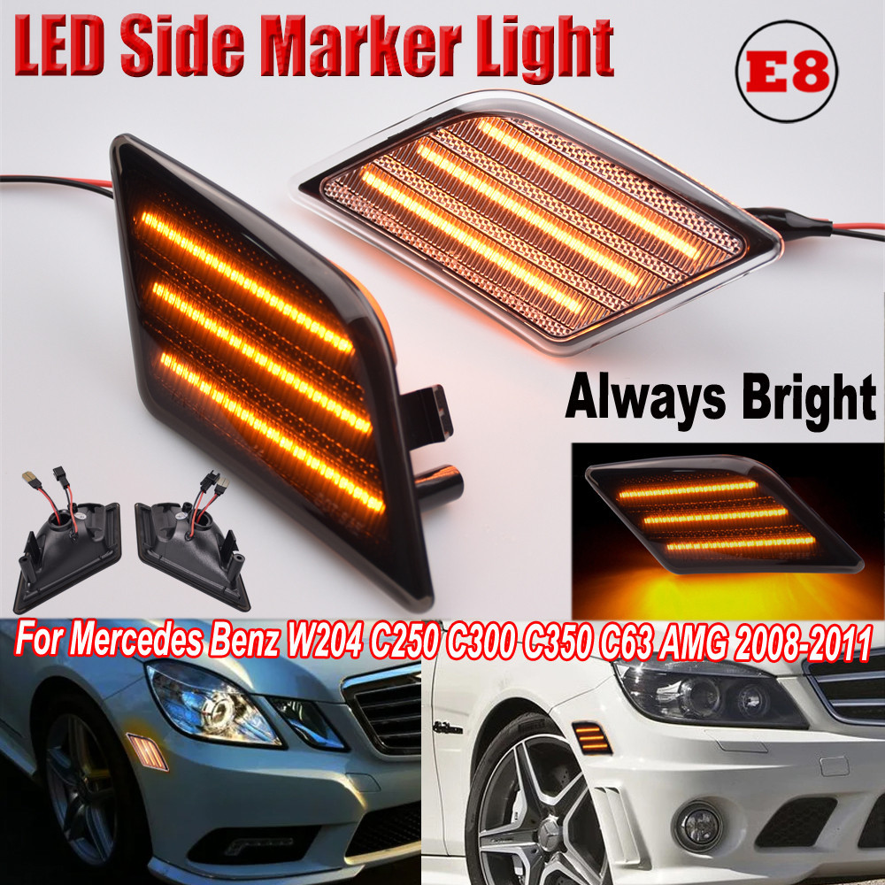 [Hiệu suất cao] Phụ kiện ô tô Đèn LED đánh dấu bên 1 cặp cho Mercedes ...