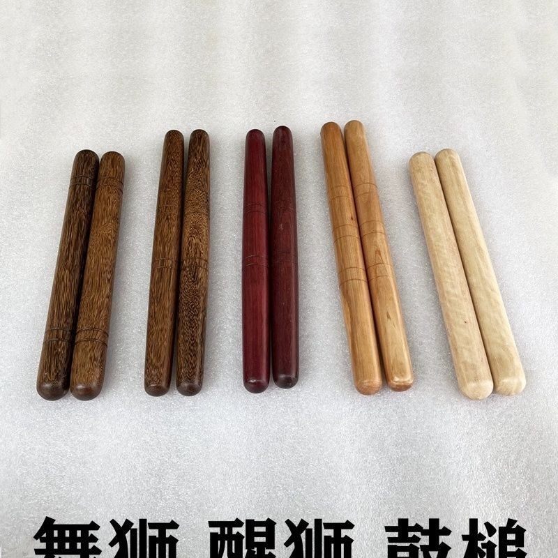 Búa trống khiêu vũ sư tử chống trượt bằng gỗ nguyên khối, thanh trống ...