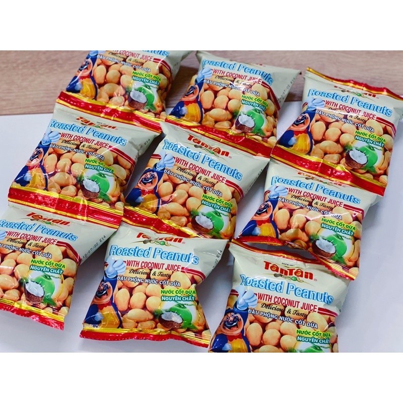Đậu Phộng Nước Cốt Dừa Tân Tân Peanuts With Coconut (Lốc 10 gói x 16g ...