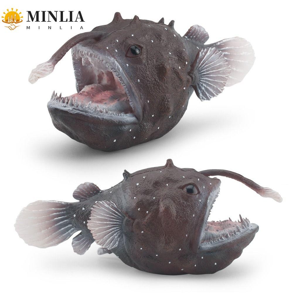 Minlia Mini Angler Fish Hình, Mô hình động vật biển giáo dục Mini, Đồ ...
