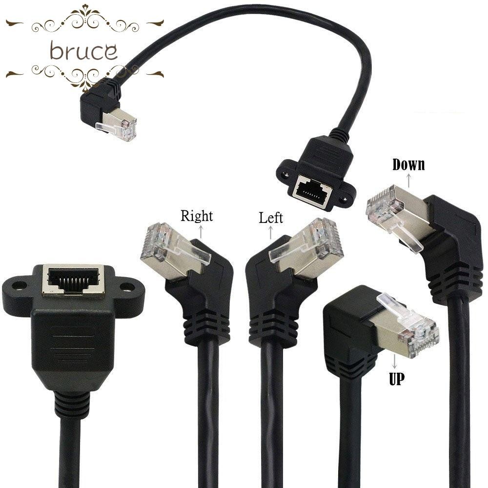 Cáp BRUCE RJ45 0.6m Có Lỗ Vít 0.3m 90 Độ Mạng LAN Góc Phải 8Pin Nam Đến ...