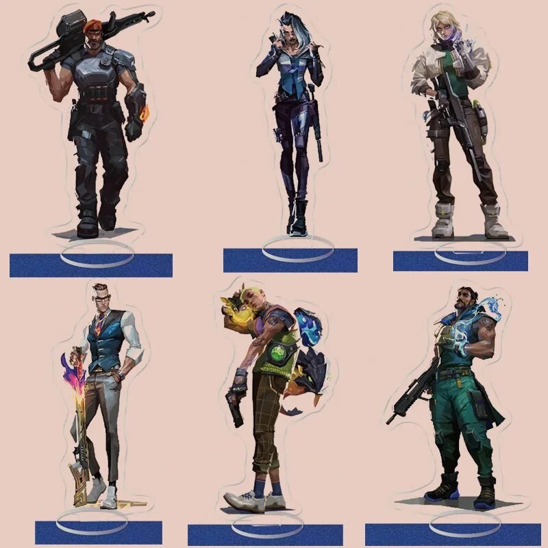 Mô hình Standee Game Valorant Acrylic Stand Figures Sage Killjoy Jett ...