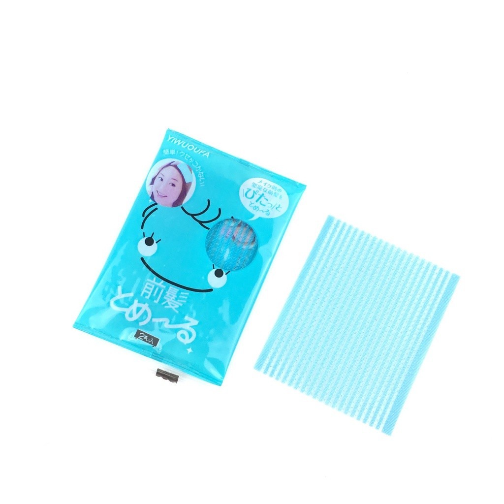 Miếng dán giữ cài tóc mái Hàn Quốc khi kẹp tóc rửa mặt, makeup, trang ...