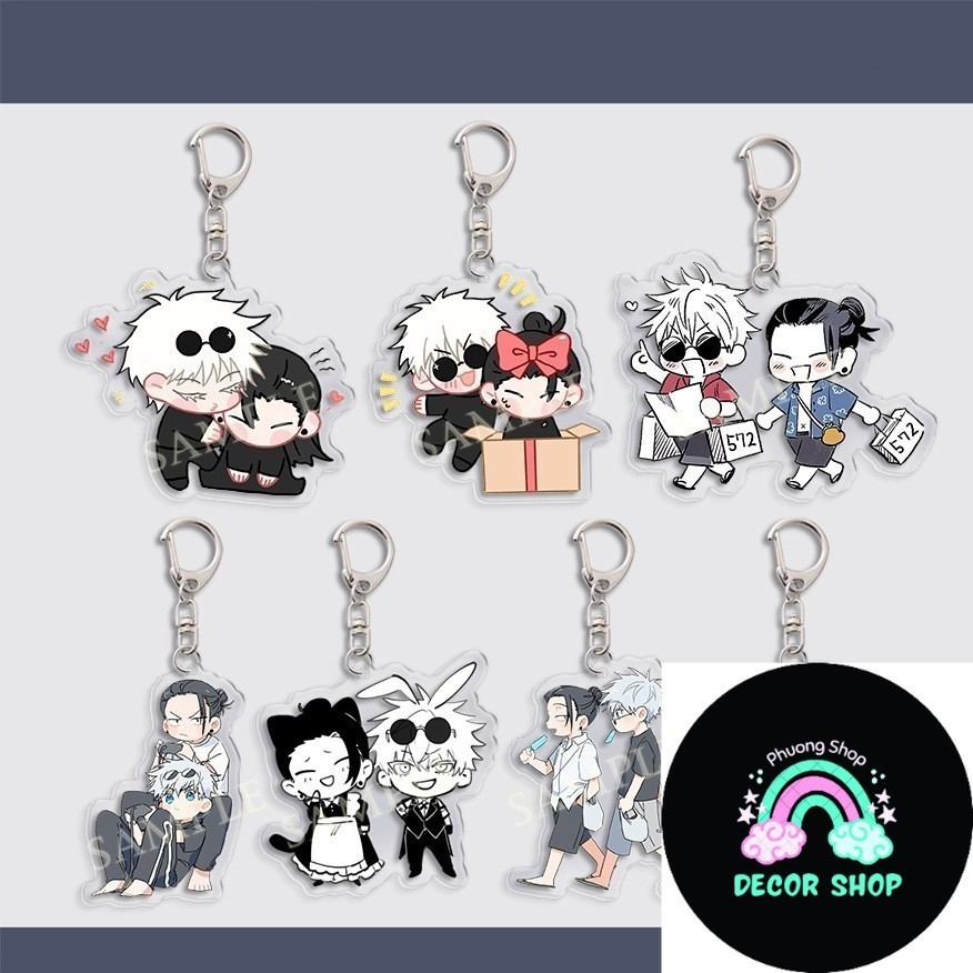 Móc khóa JUJUTSU KAISEN ver GETO X GOJO CHIBI Chú Thuật Hồi Chiến in ...