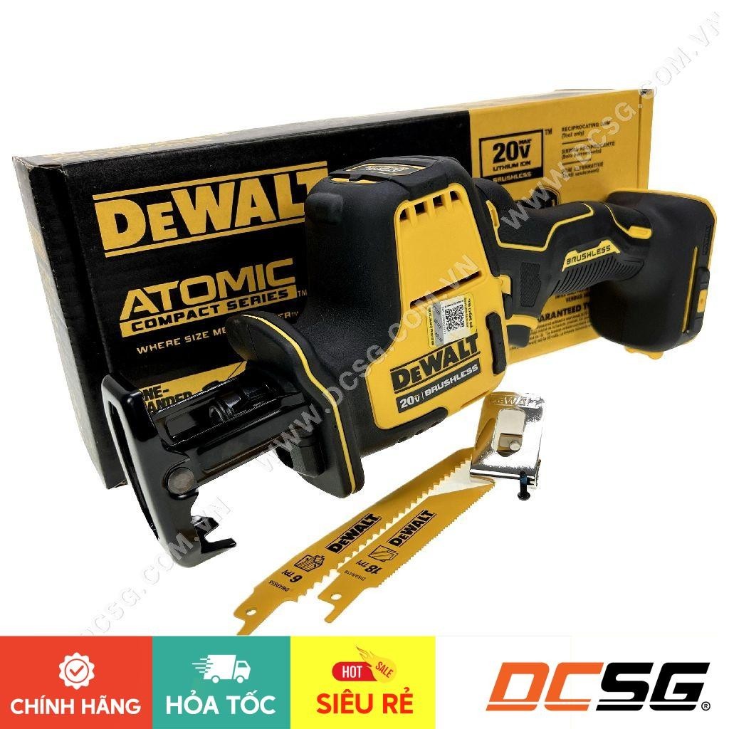 Máy cưa kiếm cầm 1 tay dùng pin 18/ 20Vmax DEWALT DCS369B (thân máy ...