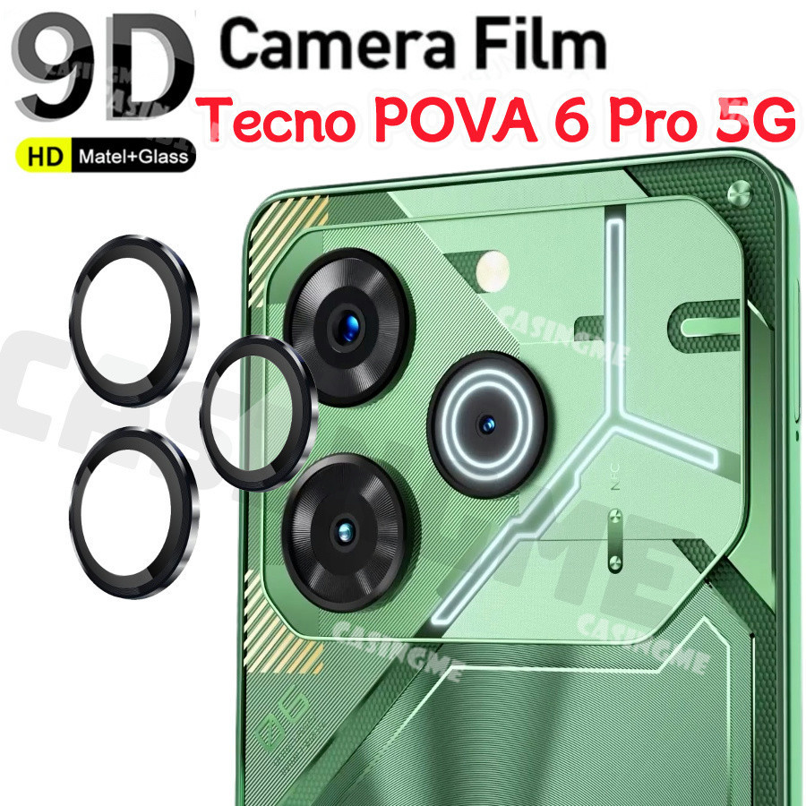 Tecno Pova 6 Pro 5G Bảo vệ ống kính máy ảnh Vỏ vòng máy ảnh kim loại ...