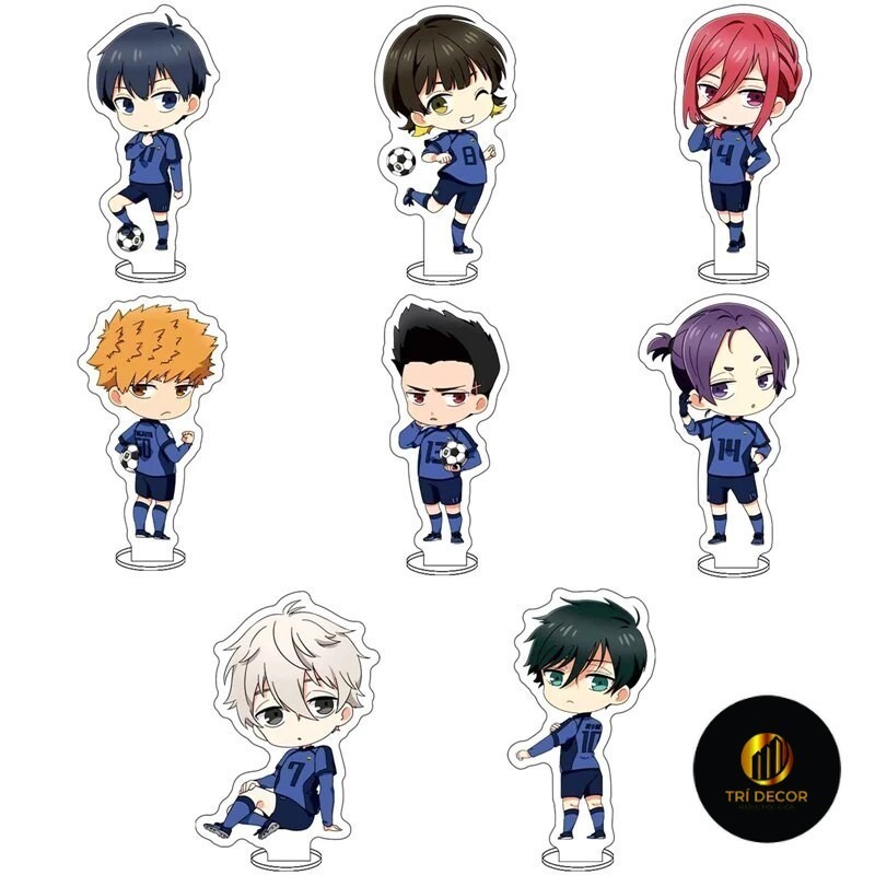 Mô hình Standee Blue Lock Isagi Nagi Meguru Chigiri Reo Sae Itoshi Rin ...