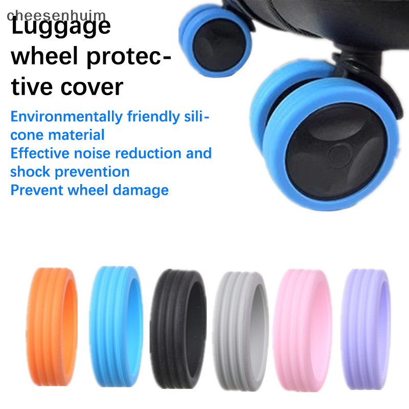8 Bánh Xe Silicon Bảo Vệ Vali Hành Lý Du Lịch Tiện Dụng | Shopee Việt Nam