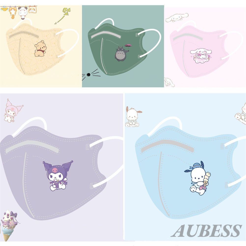 SANRIO 1 Khẩu Trang 3D 4 Lớp Hình Kuromi Melody Totoro Winnie Dùng Làm ...