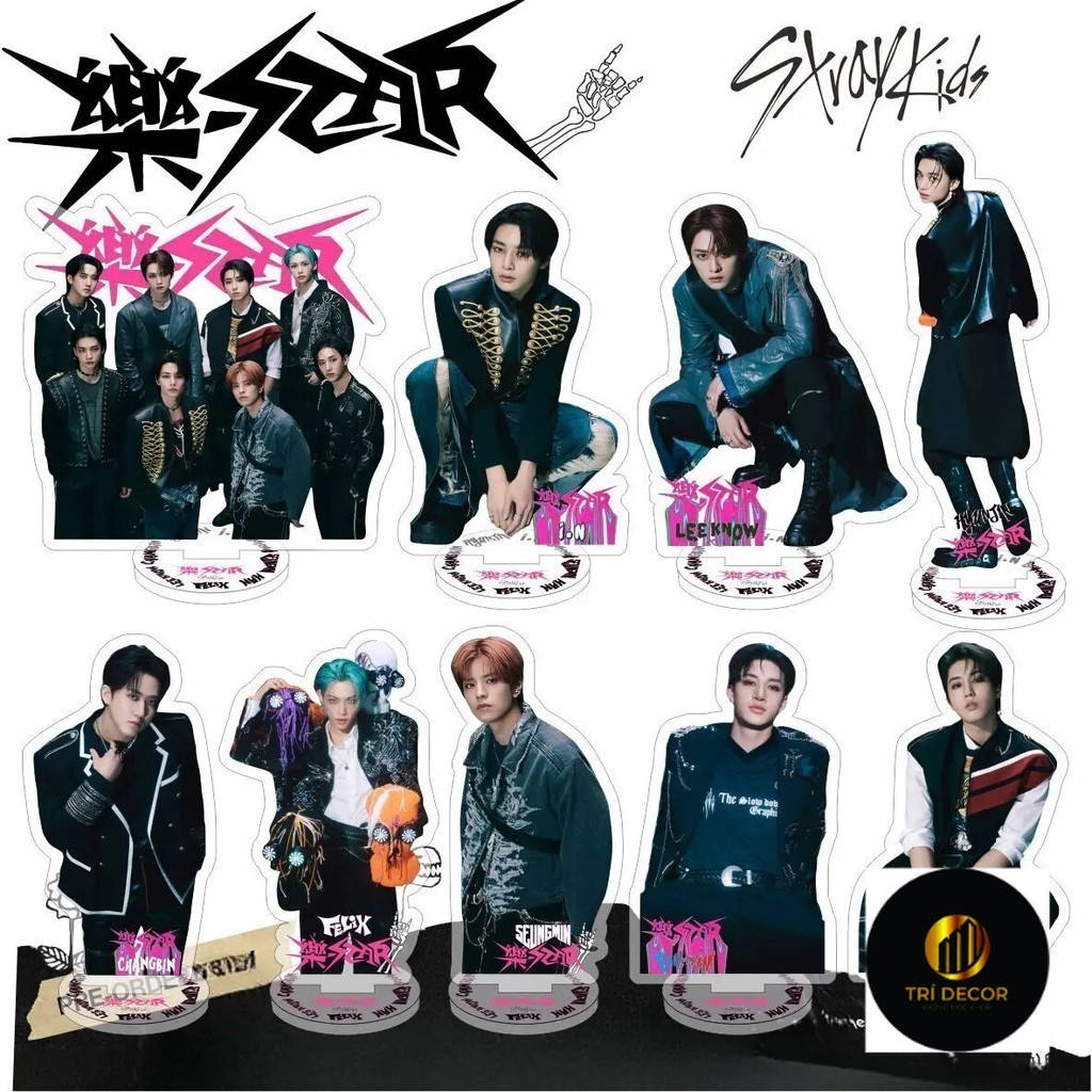 Mô hình Standee Kpop Idol Standee Stray Kids Lee Know Changbin Hyunjin ...