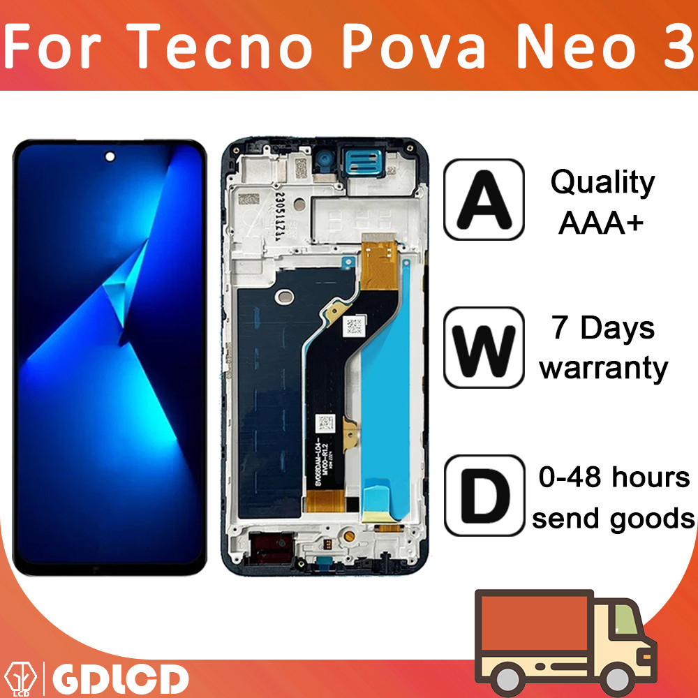 Dành Cho Tecno Pova Neo 3 LCD LH6n Màn Hình Hiển Thị Bộ Số Hóa Cảm Ứng ...